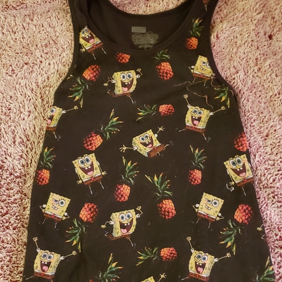 Tops | Spongebob Tank Top | Poshmark
